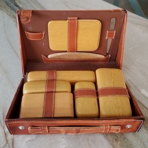 Vintage | Accessories | Vintage Mens Toiletry Travel Set | Poshmark